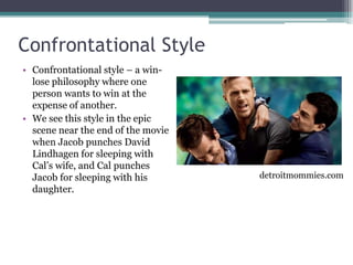 Example group’s final product post for crazy, stupid, love | PPT