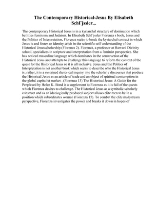 Example Interview Essay | PDF