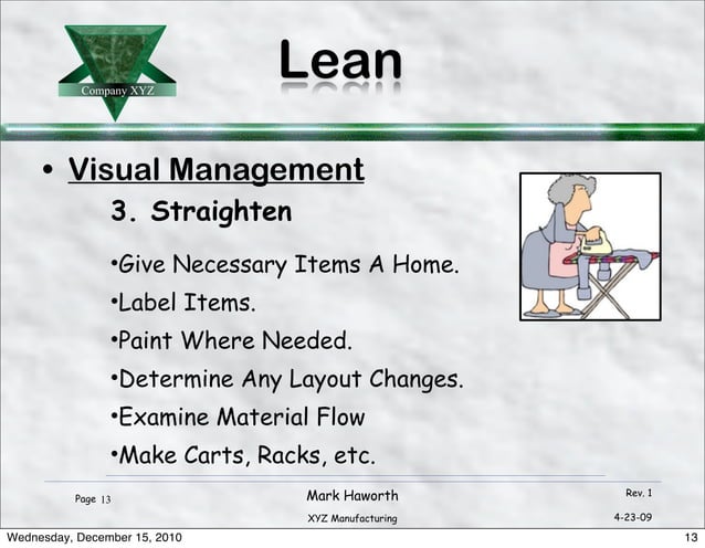 Example lean presentation 12 5-10 | PDF
