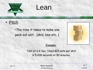 Example Lean Presentation 5 3 09 | PPT