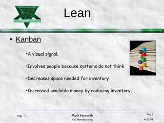Example Lean Presentation 5 3 09 | PPT