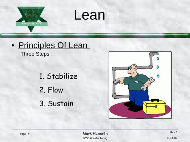 Example Lean Presentation 5 3 09 | PPT