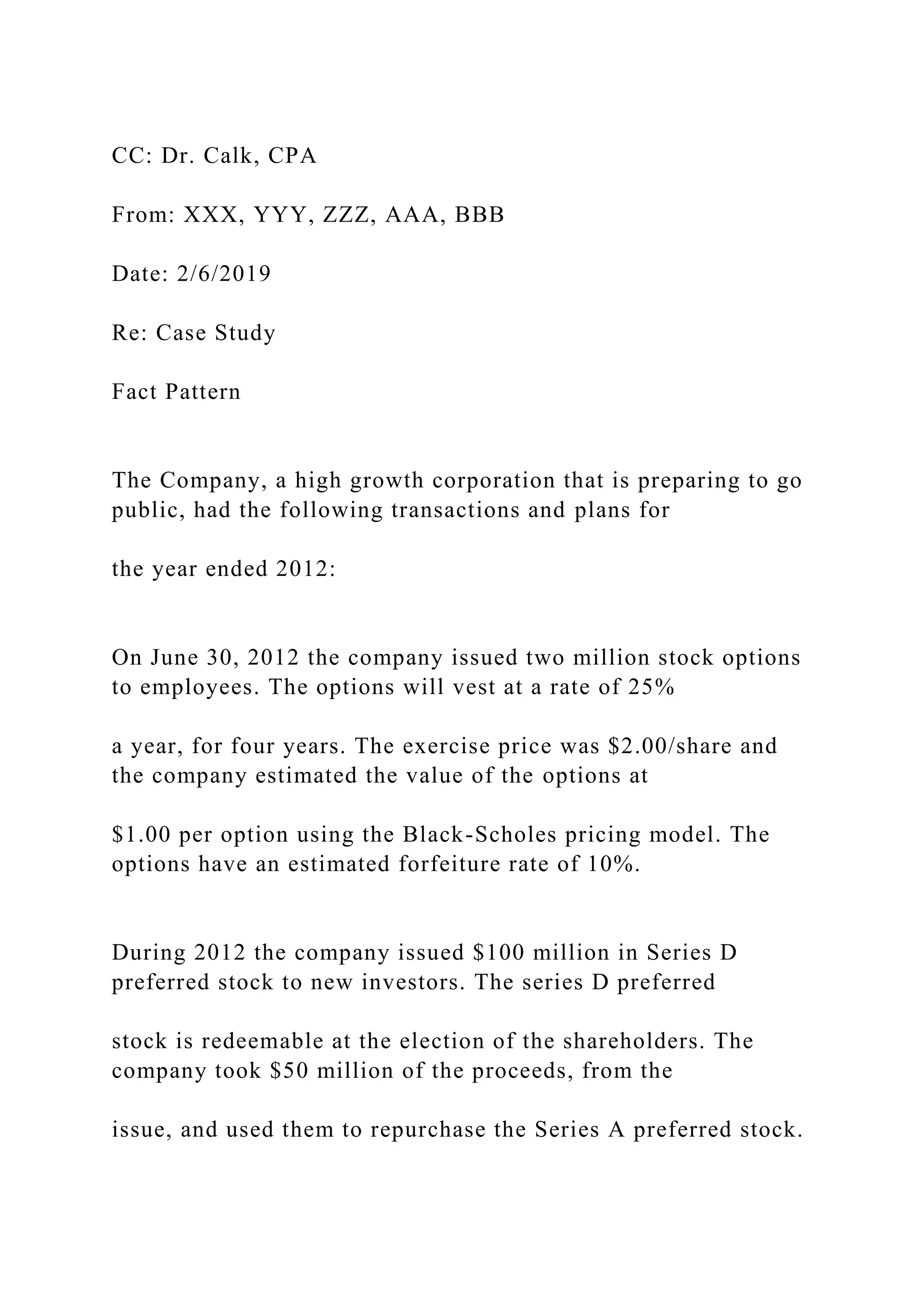 Example Memo Guest lecturer – Morgan Watson, Assurance Pa.docx