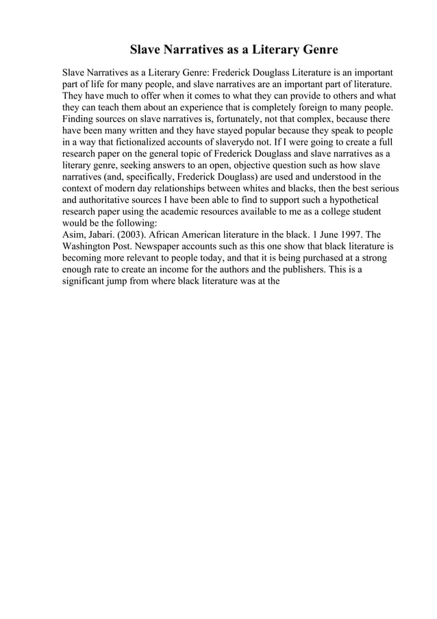 Example Narrative Essay | PDF