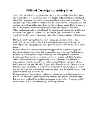 Example Of 500 Word Essay | PDF