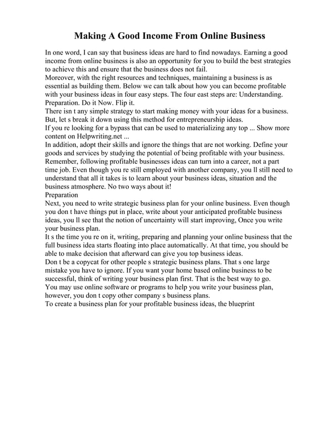 Example Of A 250 Word Essay.pdf | Freelance Writing | Content Production