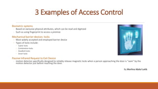 Example of access control | PPTX