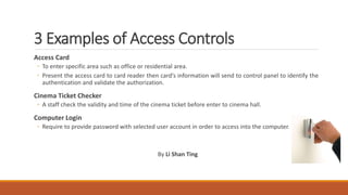 Example of access control | PPTX