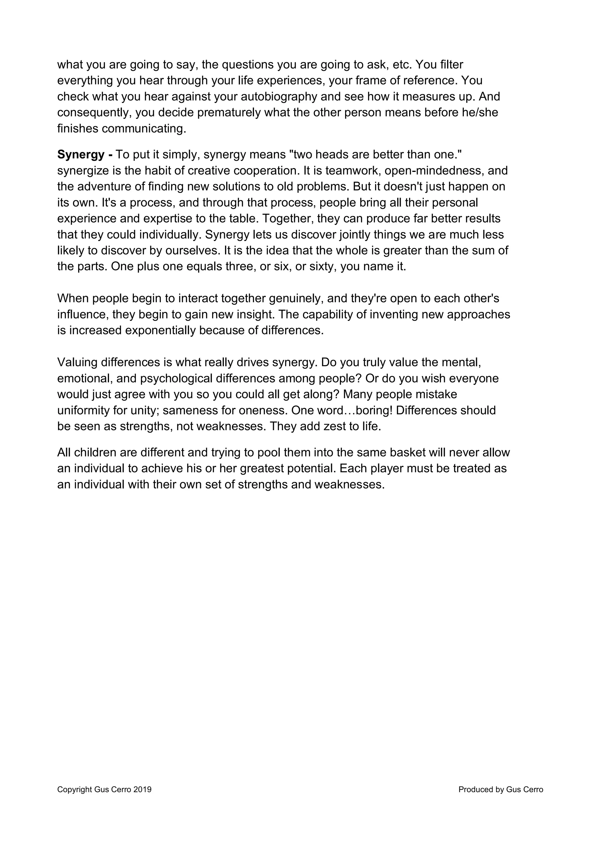 Example of a club mission statement; curriculum | PDF