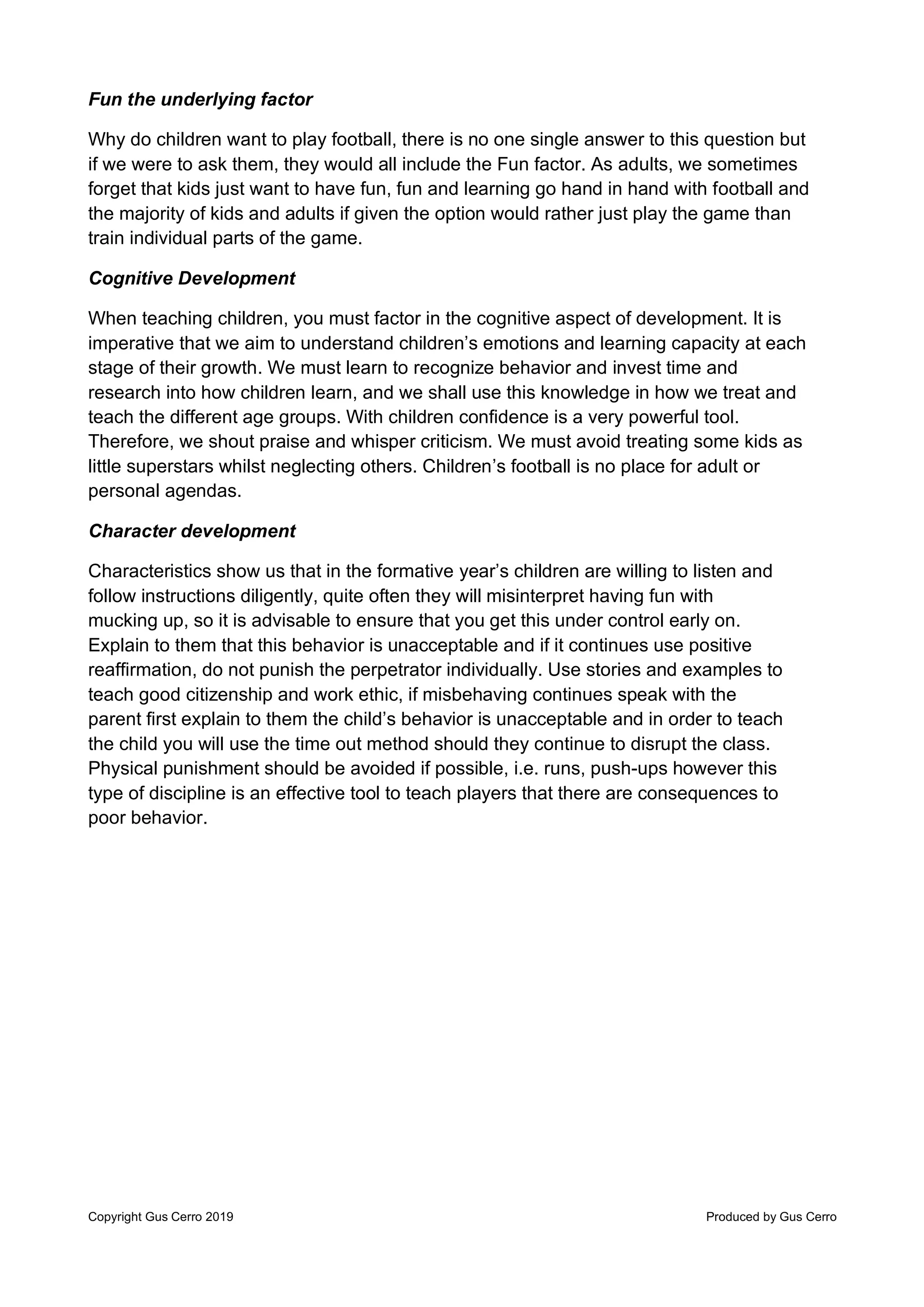 Example of a club mission statement; curriculum | PDF