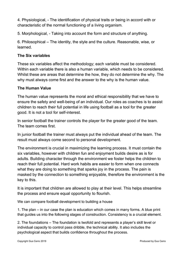 Example of a club mission statement; curriculum | PDF
