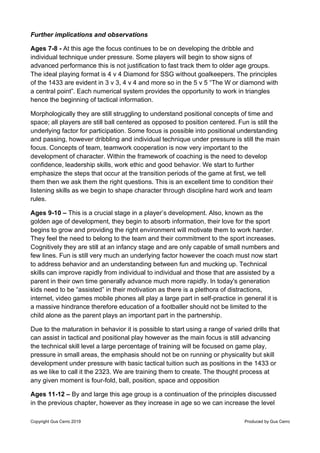 Example of a club mission statement; curriculum | PDF