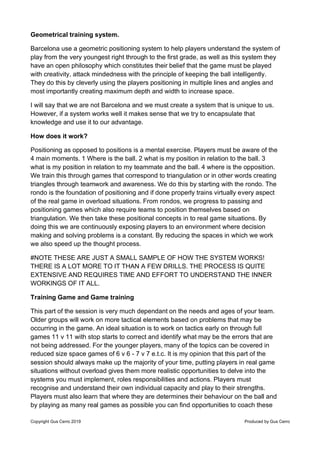 Example of a club mission statement; curriculum | PDF