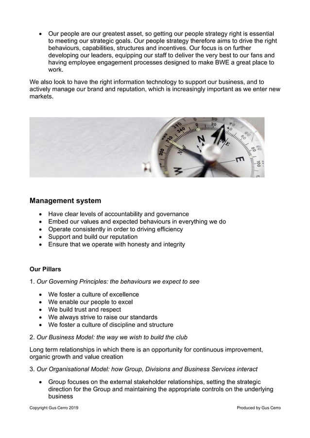 Example of a club mission statement; curriculum | PDF