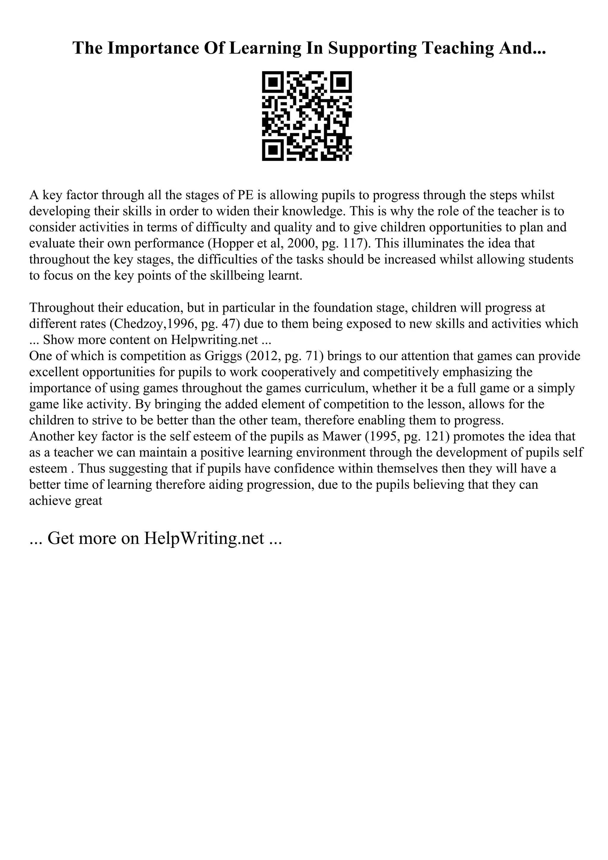 Example Of A Compare And Contrast Essay Introduction | PDF
