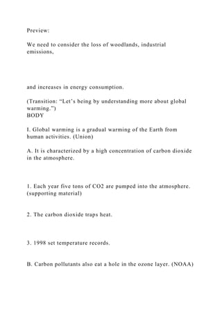 Example of a Full-Sentence OutlineTitle WARMING OUR WORLD.docx
