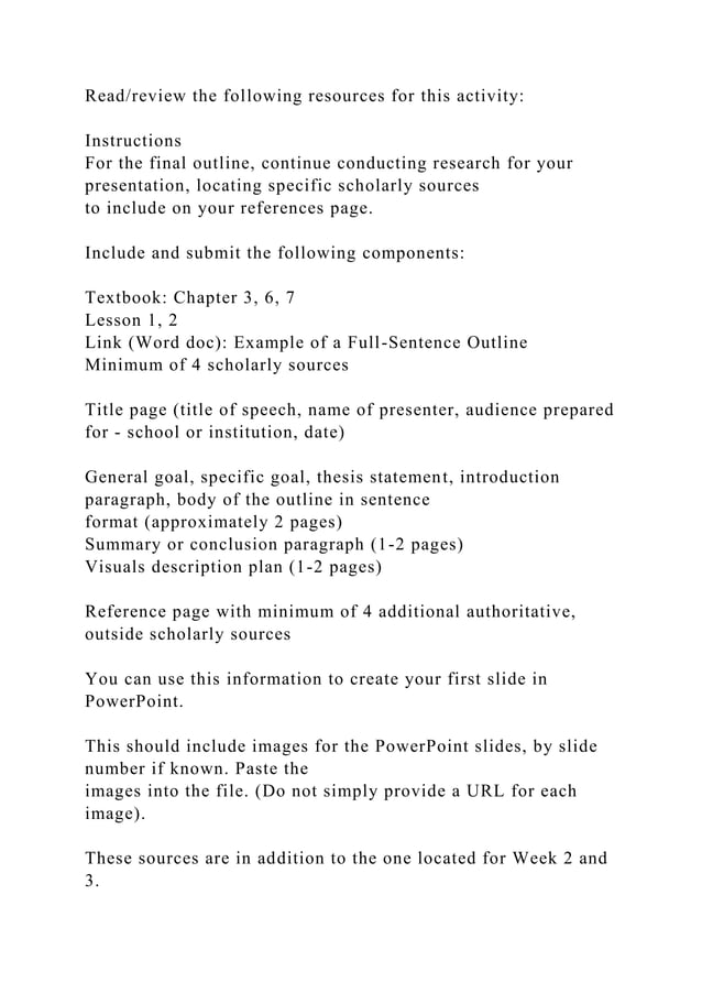 Example of a Full-Sentence OutlineTitle WARMING OUR WORLD.docx