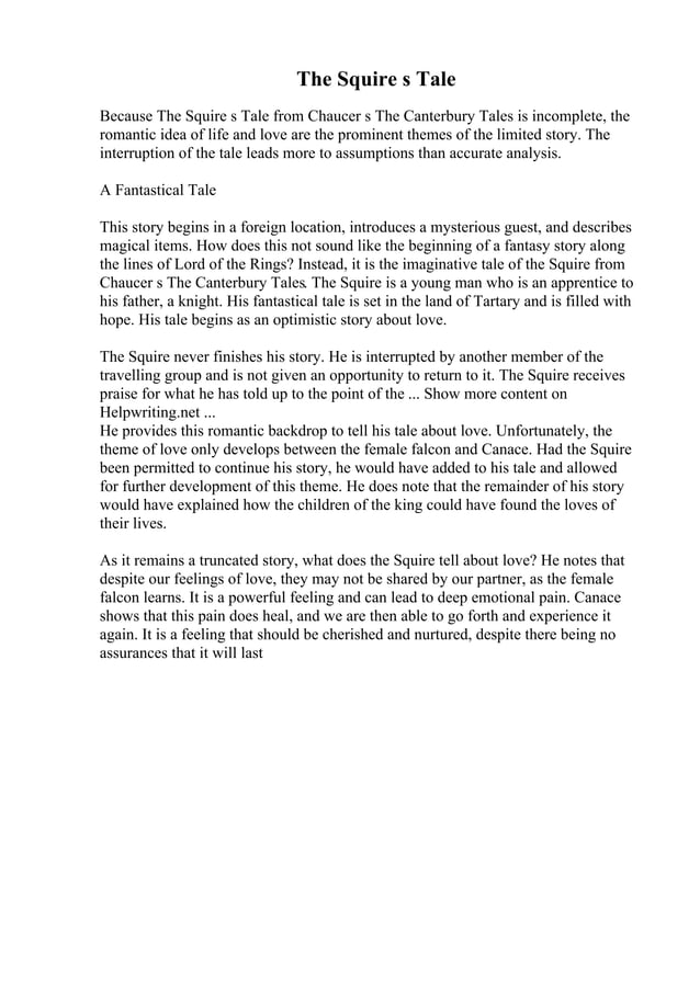 Example Of A Good Descriptive Essay | PDF