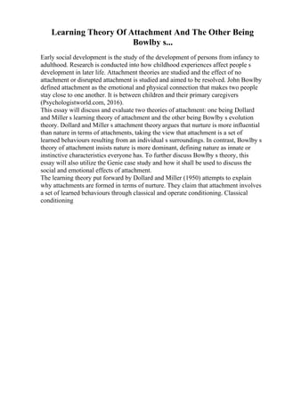 Example Of A Literary Essay | PDF