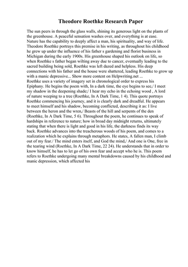 Example Of A Narrative Essay | PDF