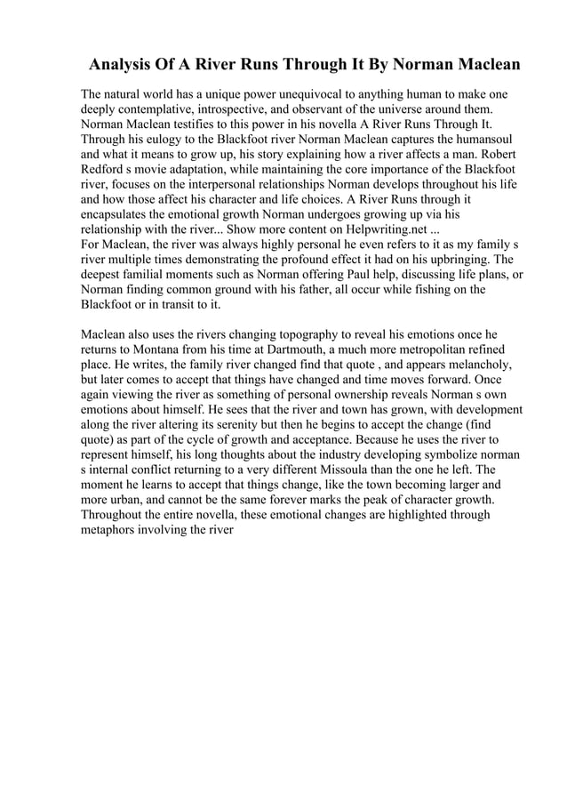 Example Of An English Essay | PDF