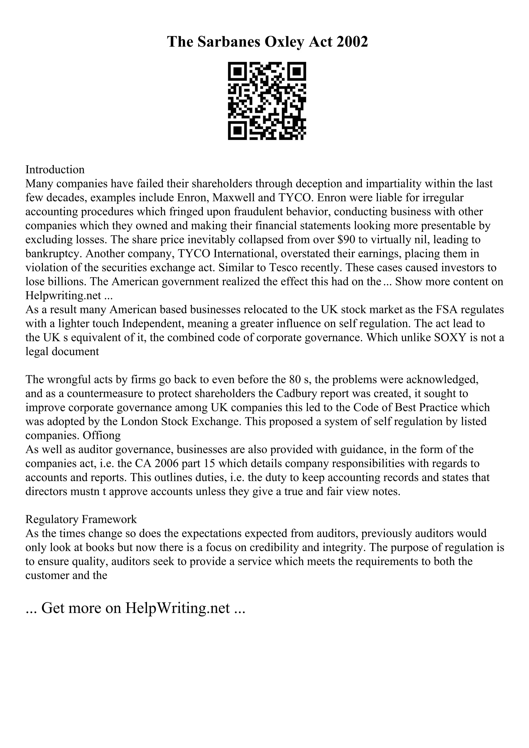 Example Of An English Essay Introduction | PDF