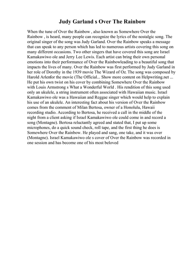 Example Of An Essay About Yourself | PDF