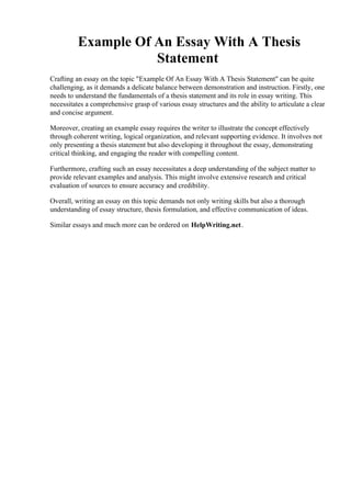 Example Of An Essay With A Thesis Statement.pdf