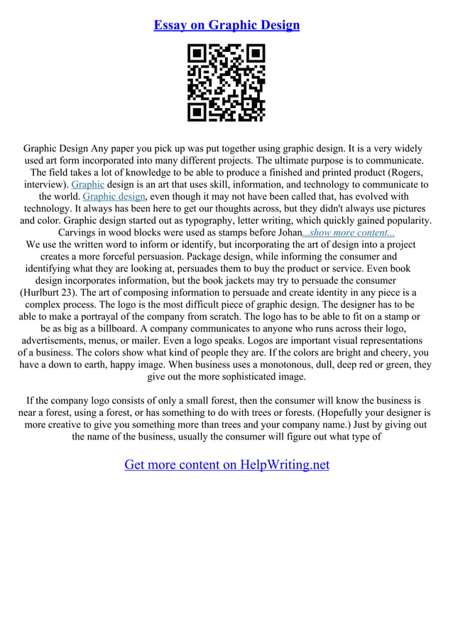 Example Of An Illustration Essay | PDF