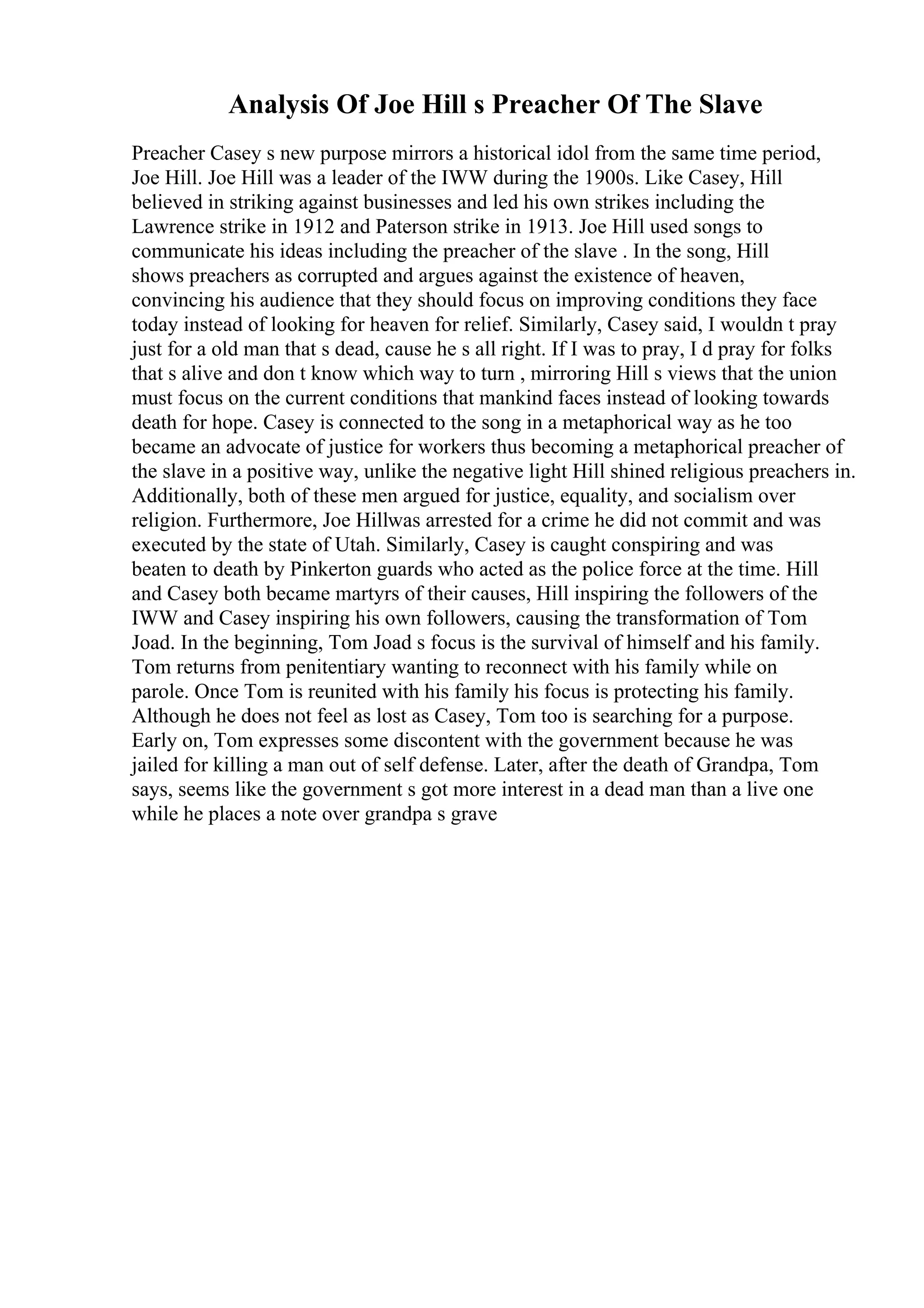 Example Of An Illustrative Essay | PDF