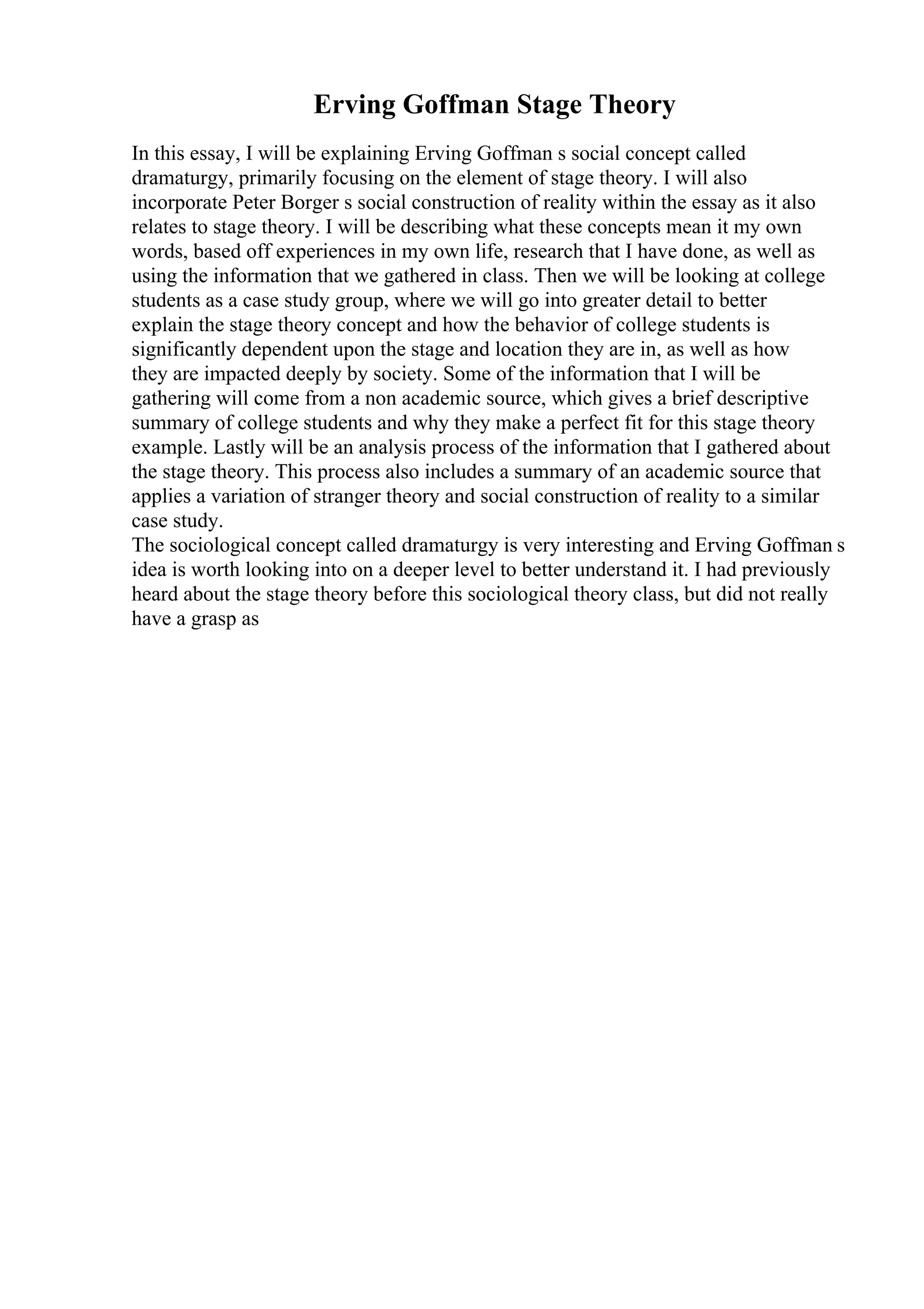 Example Of An Interview Essay | PDF | College Planning | College Education