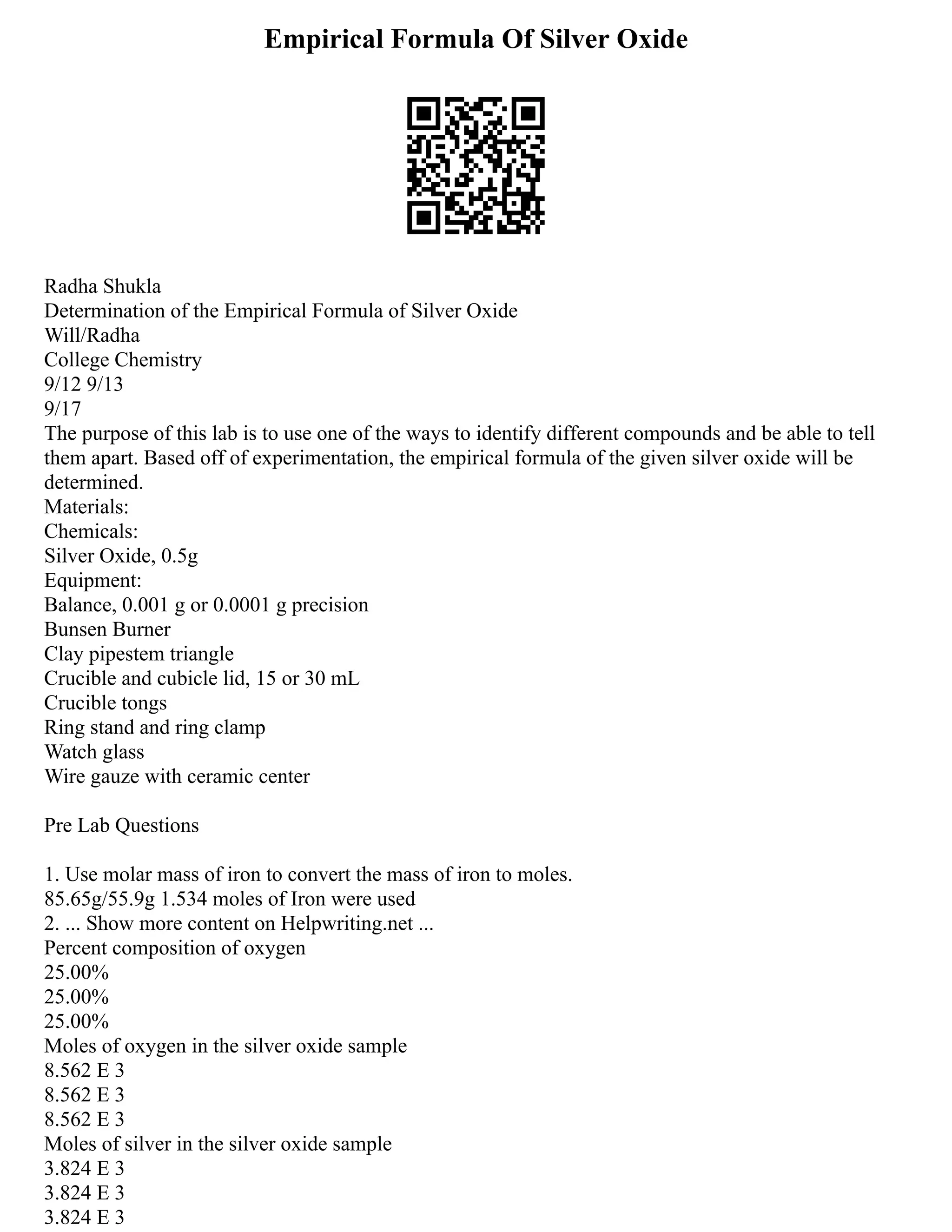 Example Of An Introduction For A Scientific Research | PDF