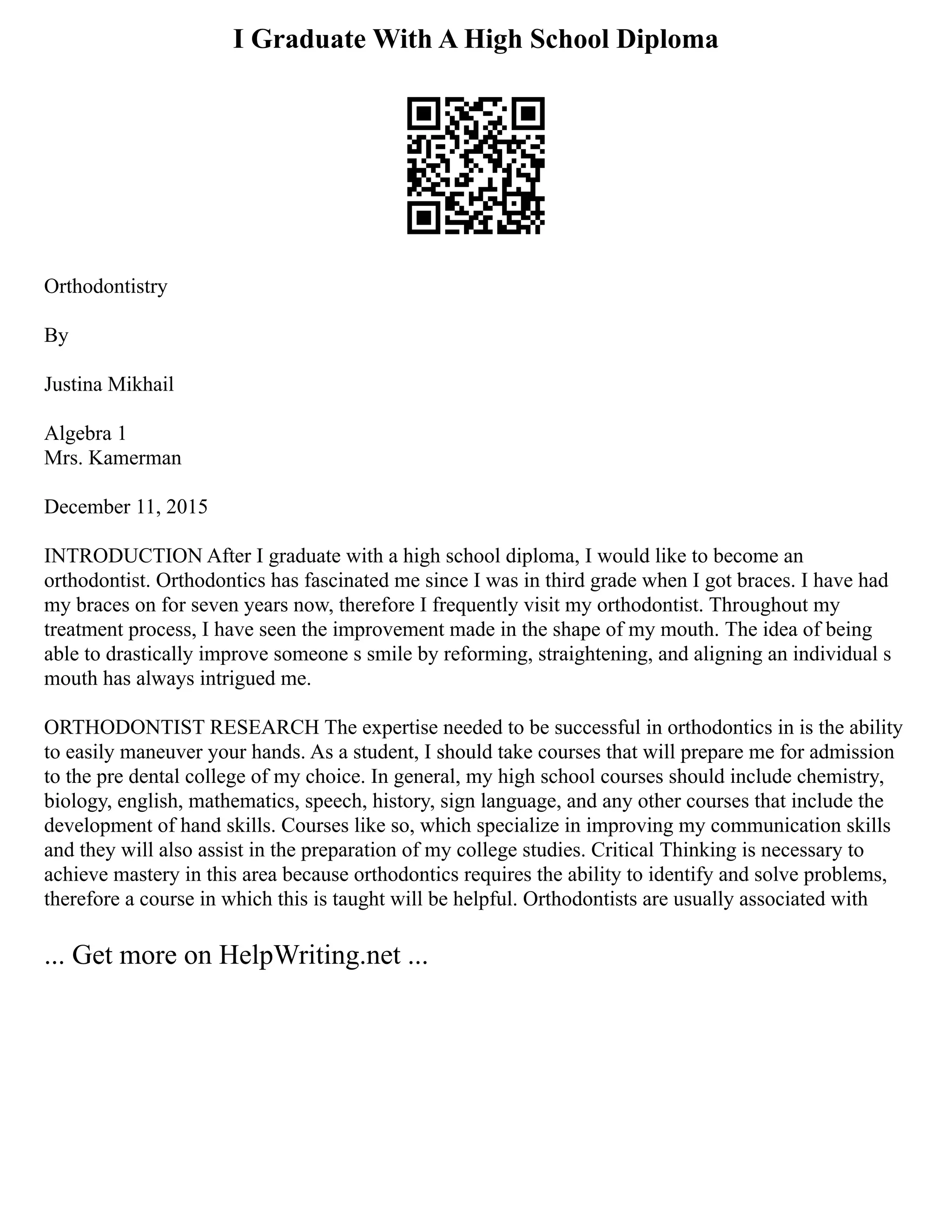 Example Of An Introduction For A Scientific Research | PDF