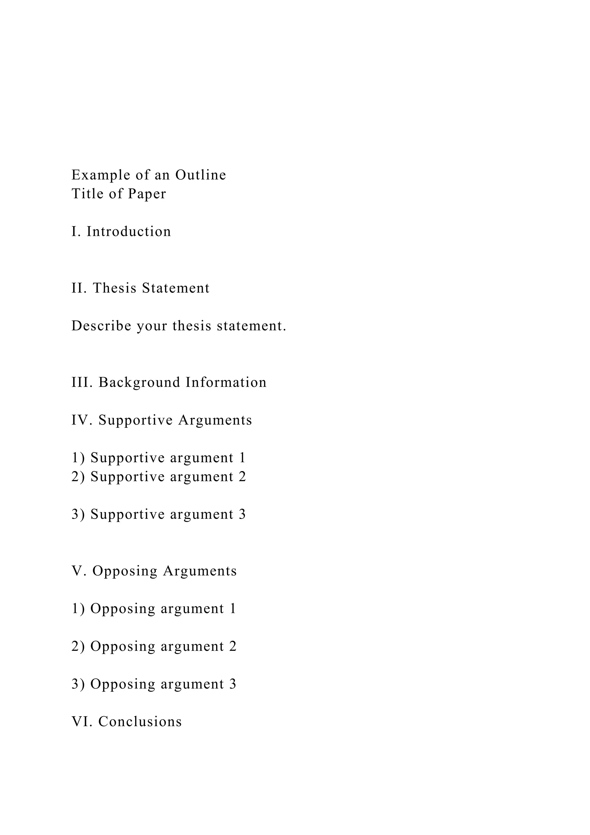 Example of an Outline Title of PaperI. Introduction.docx