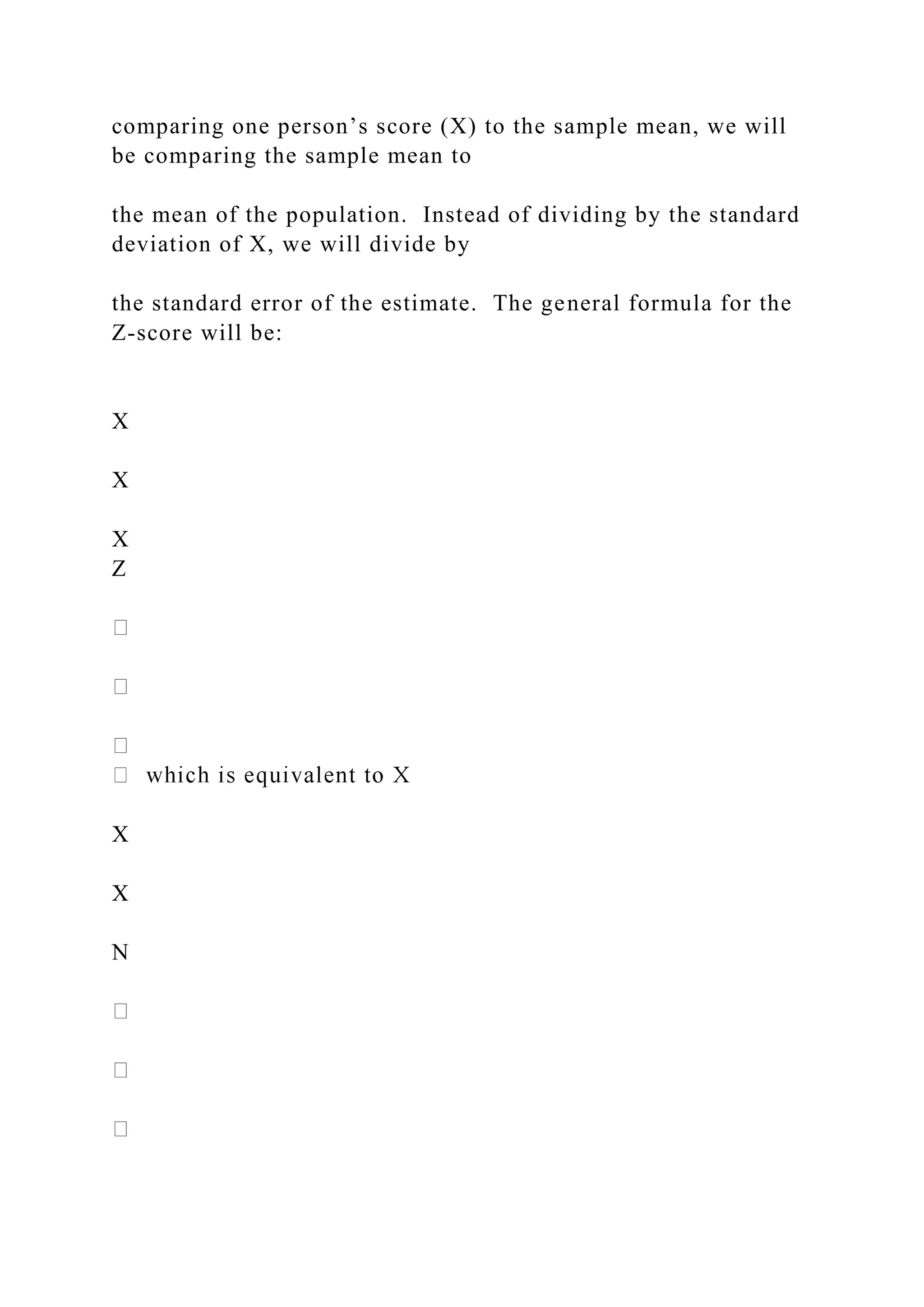 Example of a one-sample Z-test The previous lecture in P.docx | Birth ...
