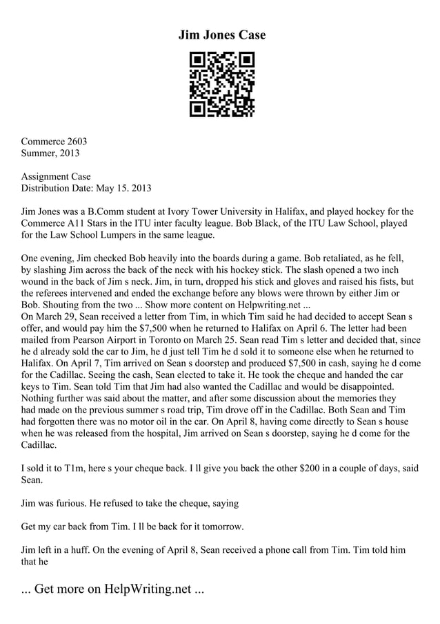 Example Of A One Paragraph Essay | PDF