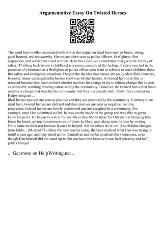 Example Of A Persuasive Essay Body Paragraph | PDF