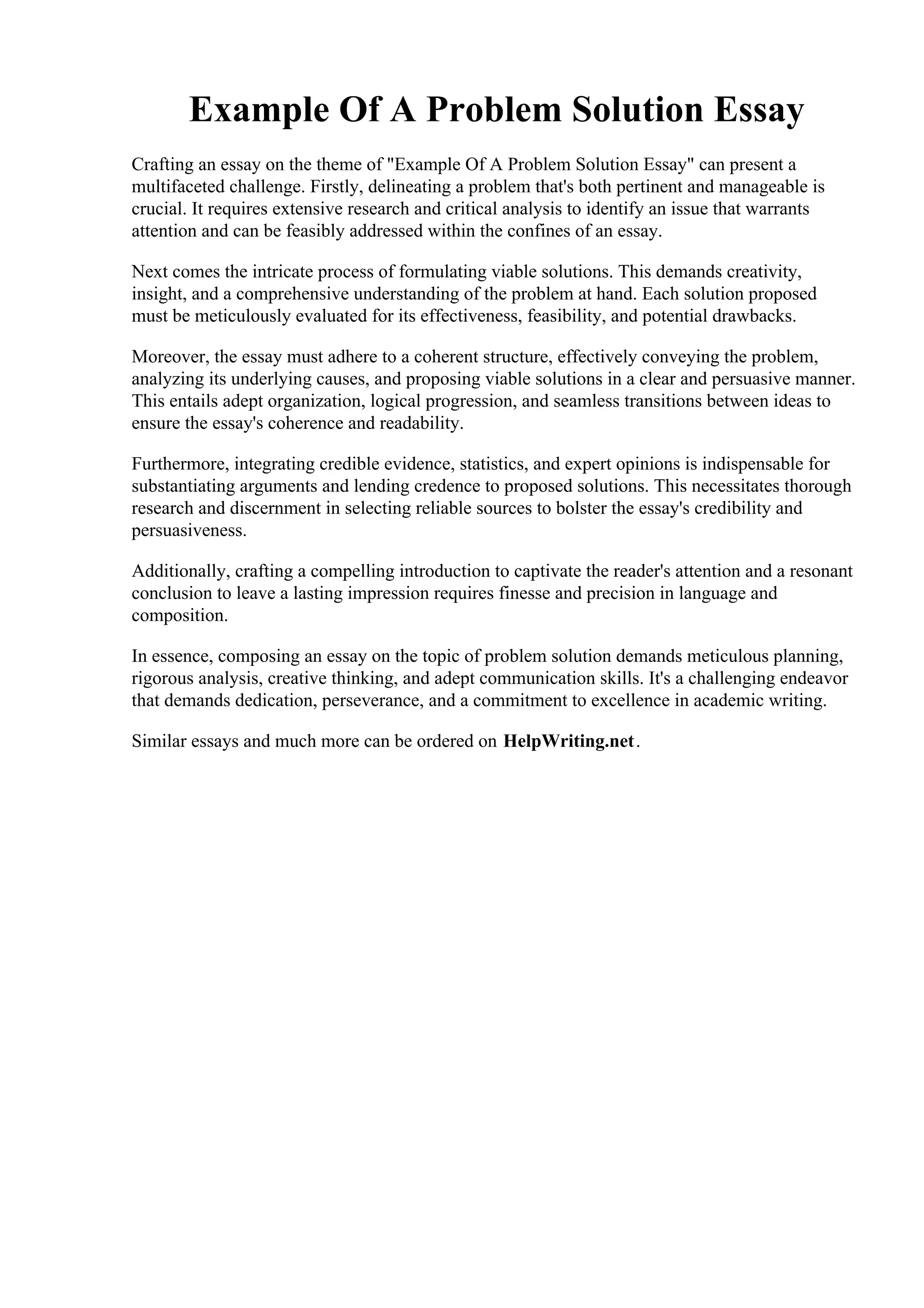 Example Of A Problem Solution Essay.pdf
