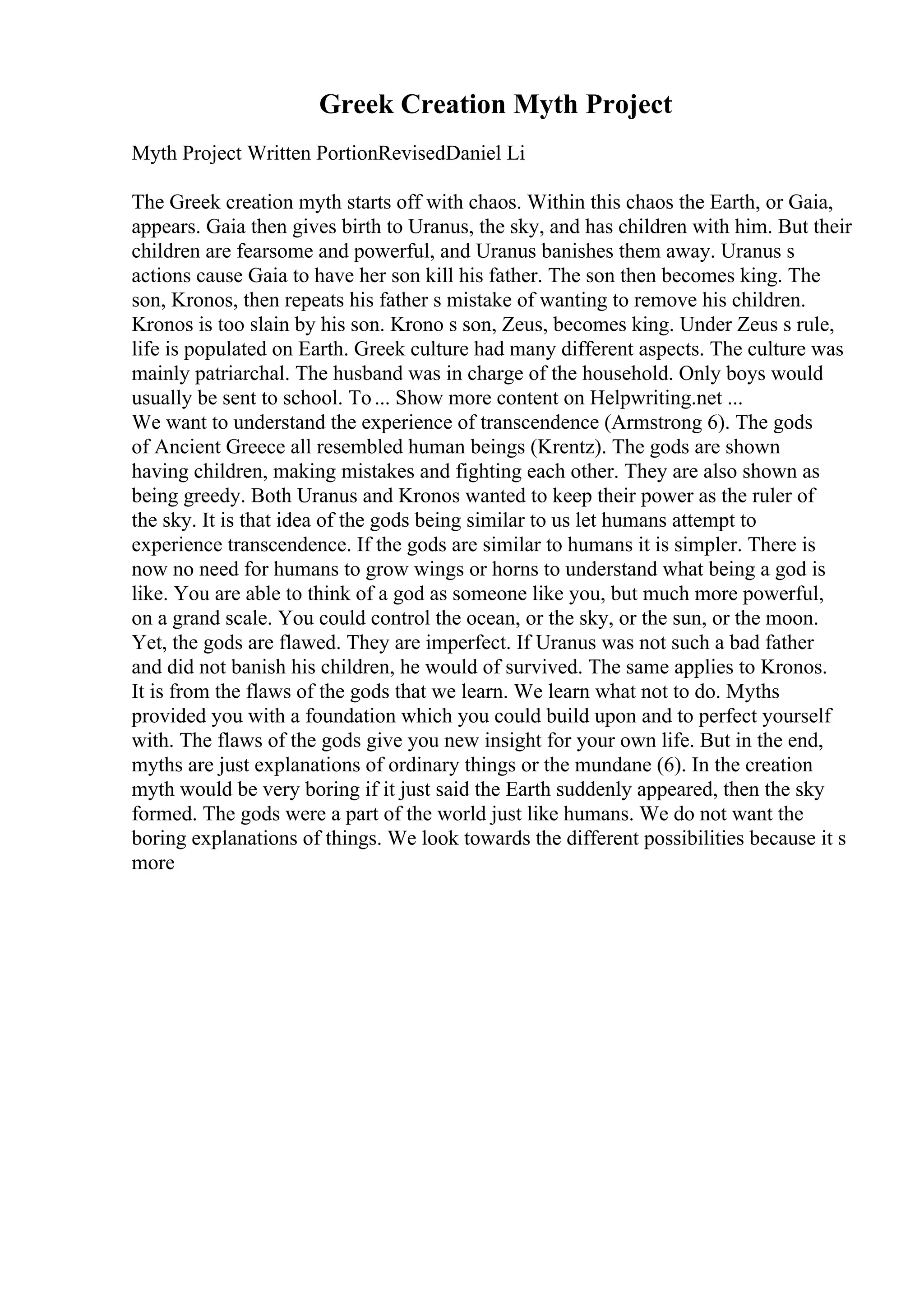 Example Of A Process Analysis Essay. FREE 10 Sample Analysis Essay ...