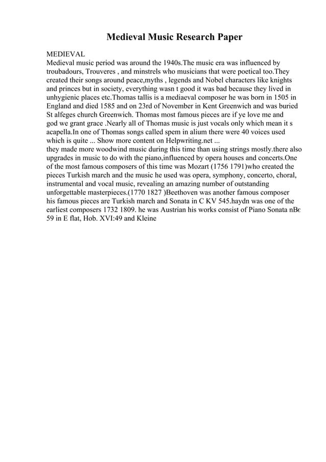 Example Of A Profile Essay | PDF