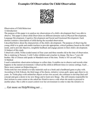 Example Of A Qualitative Research Article Critique | PDF