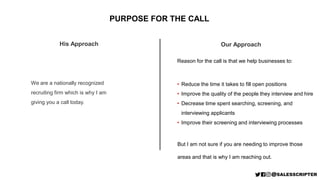 Example of a Recruiter Cold Calling | PPTX