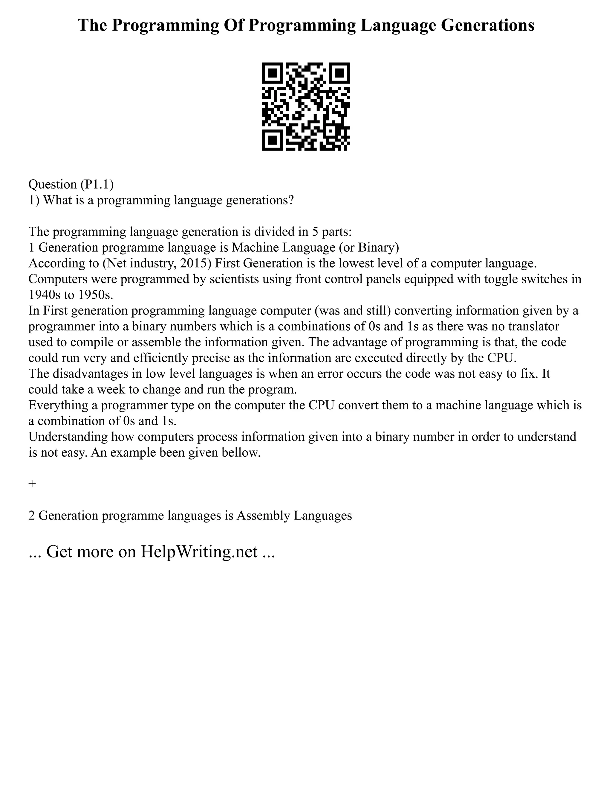 Example Of A Reflection Paper On An Interview - 02 | PDF