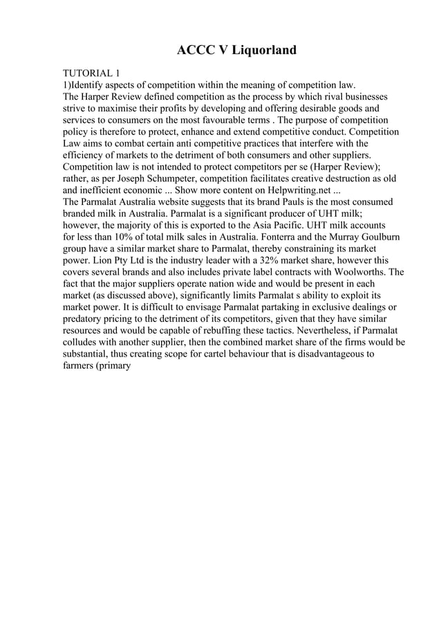 Example Of A Report Essay | PDF