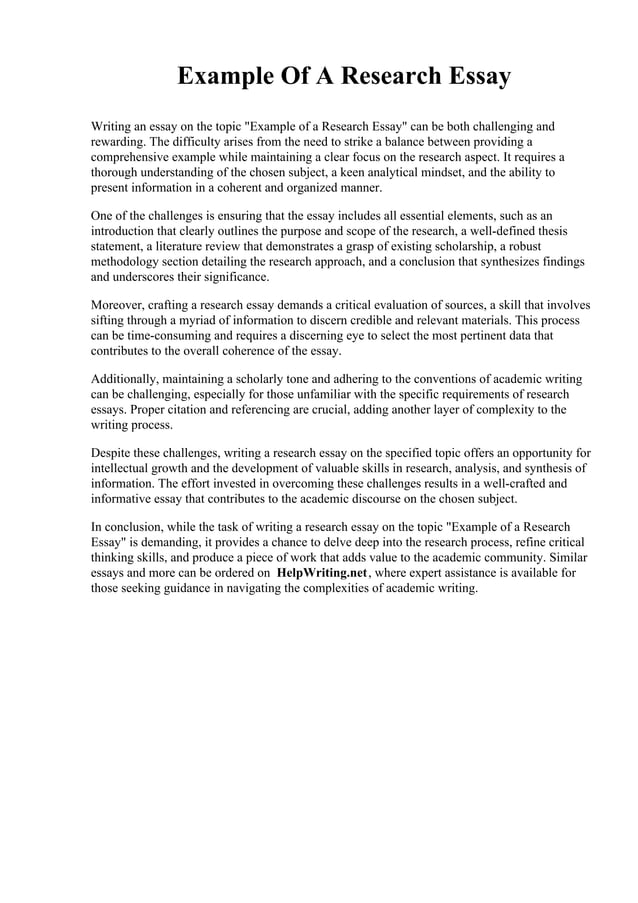 Example Of A Research Essay.pdf