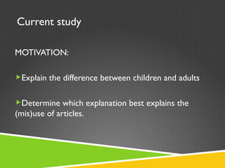 Example of article presentation | PPT