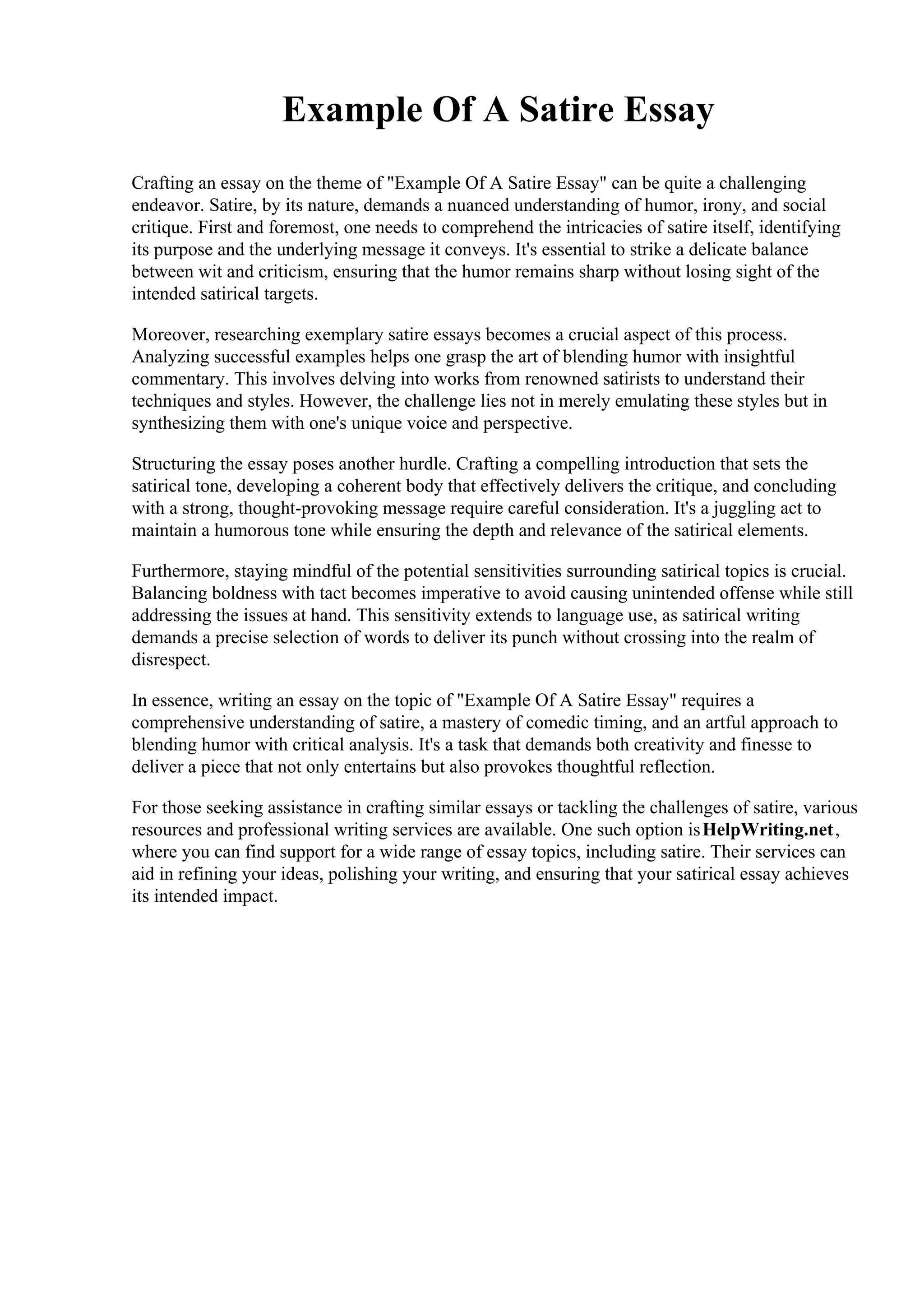 Example Of A Satire Essay.pdf