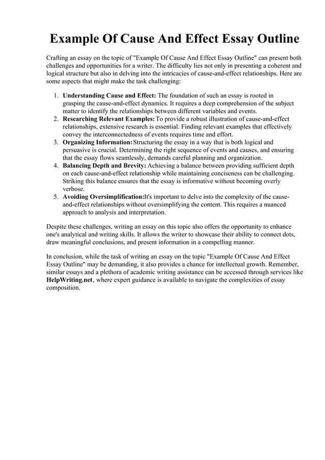 Example Of Cause And Effect Essay Outline.pdf