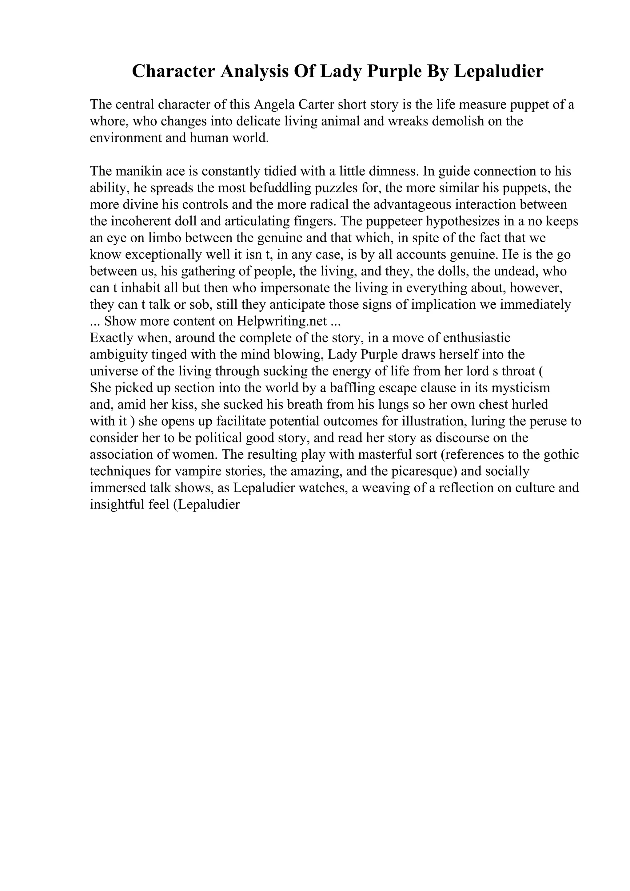 Example Of Character Analysis Essay.pdf