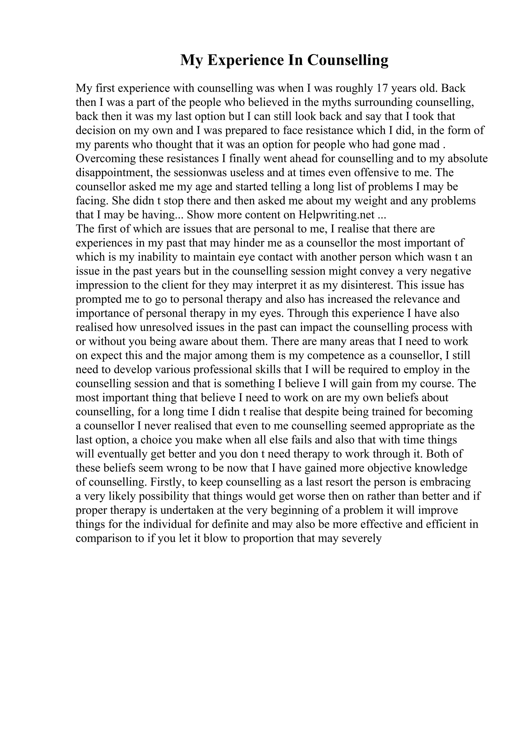 Example Of Classification And Division Essay | PDF